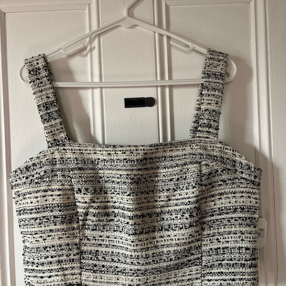 Altar'd State | Tops | Altard State Black And White Tweed Tank Top ...